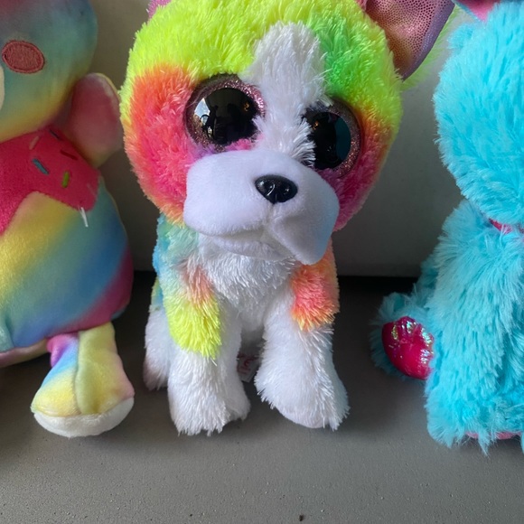Toys | Rainbow Plush Puppy Bundle | Poshmark
